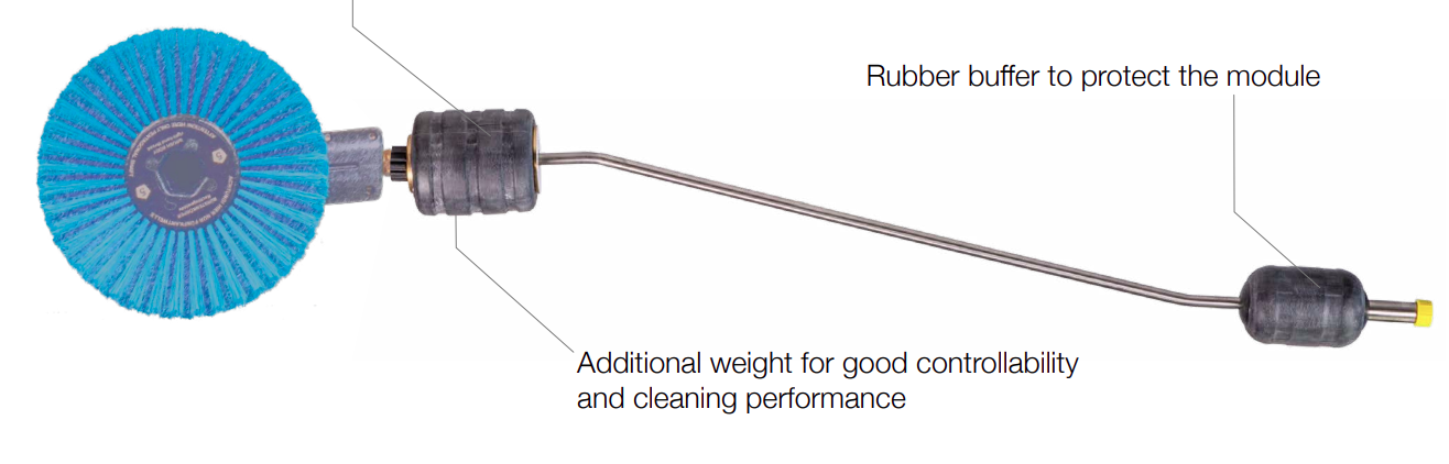 Pedulum Pipe to "dangle" C brush 0200285 – Solar Clean Techs